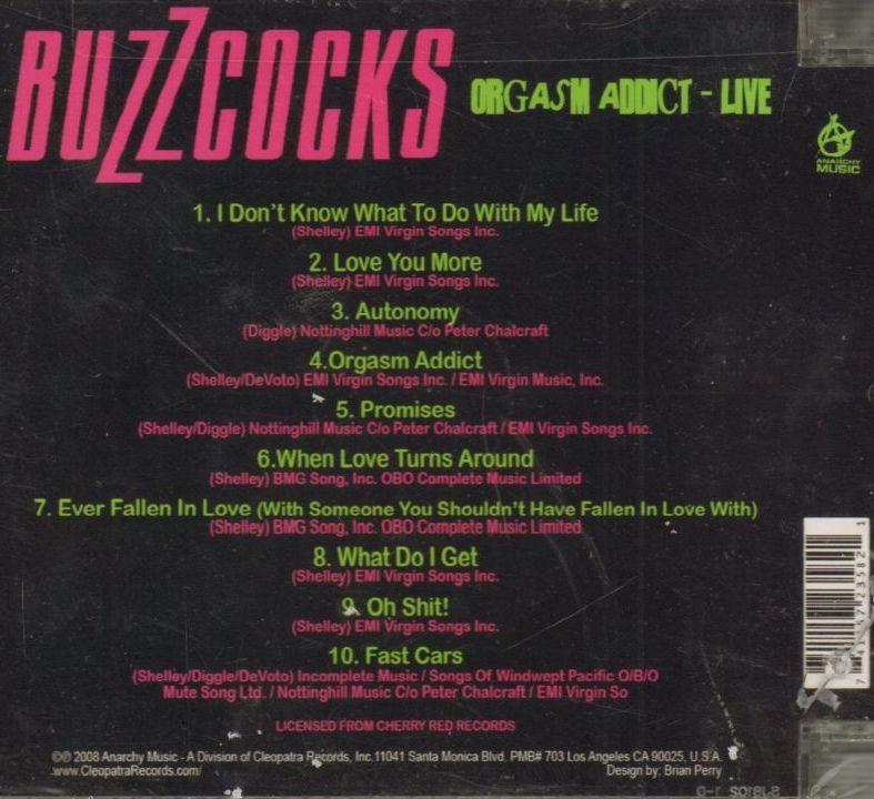 Orgasm Addict Live by Buzzcocks (CD, 2008) for sale online | eBay