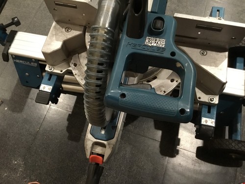 Hercules HE74 12" Double-Bevel Sliding Compound Miter Saw w. Stand | eBay