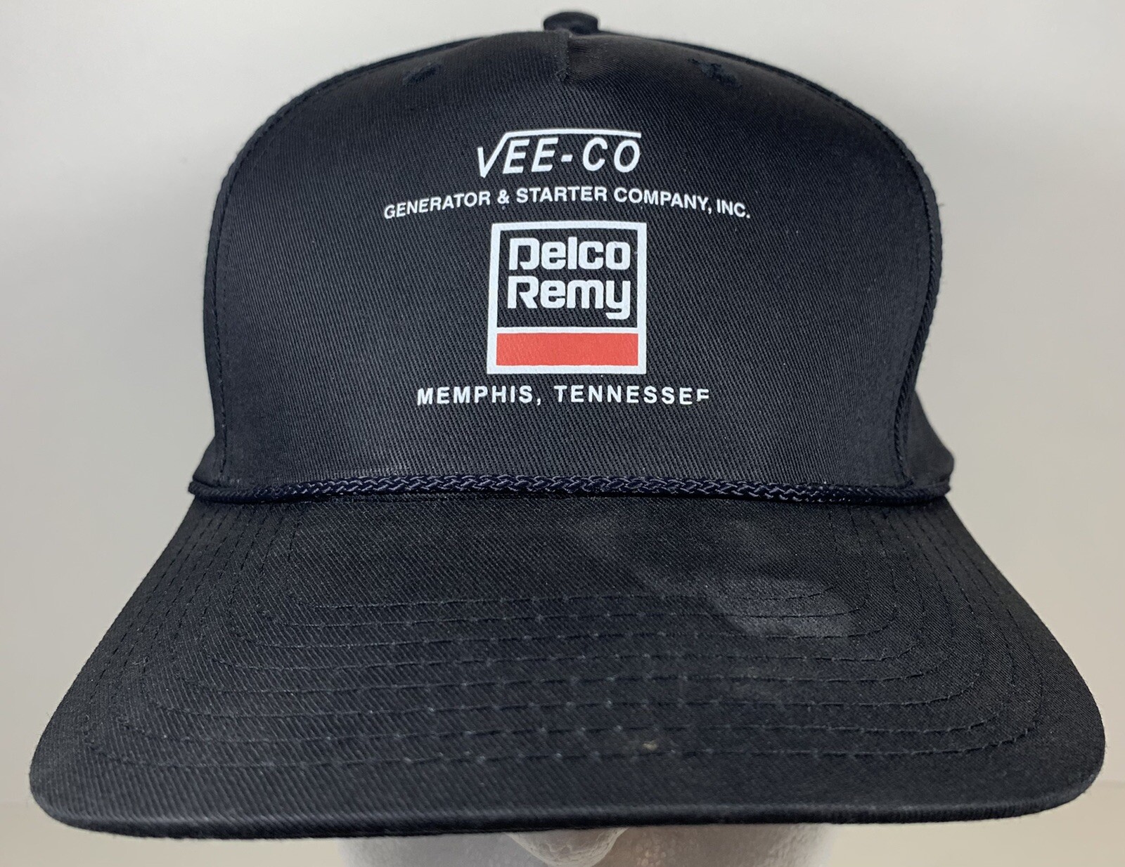 Vintage Delco Remy Hat Vee Co Starter Electric Cap TN Memphis Trucker ...