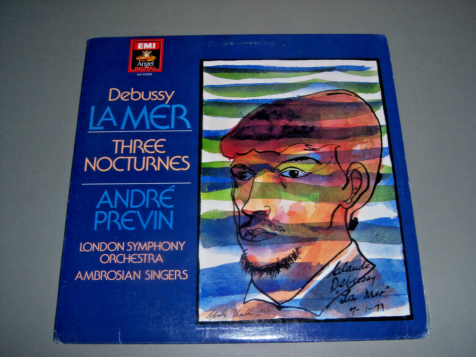 Debussy La Mer Three Nocturnes Andre Previn 1984 EMI Angel Digital ...