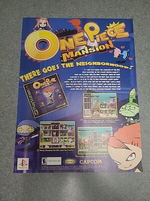One Piece Mansion Video Game Print Ad 2001 8x11 Great To Frame | eBay