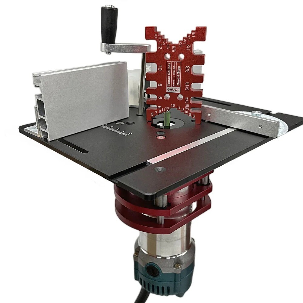 Woodworking Router Lift System and Aluminum Top Plate for 65mm Diameter ...