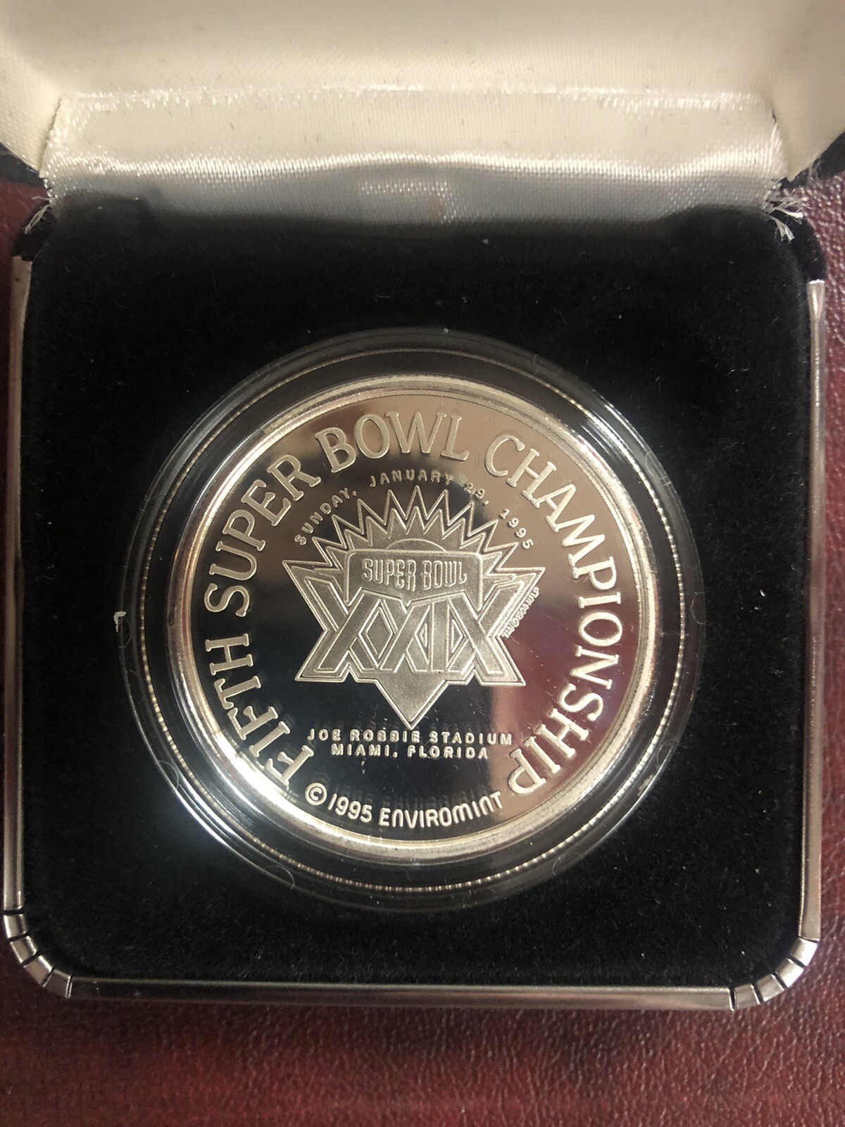 Super Bowl XXIX Champions San Fransico 49ers Madallion Game Coin/ 5th ...