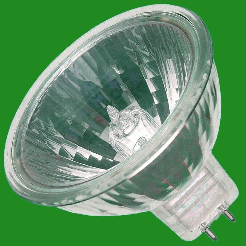 12x 50W MR16 GU5.3 12V Halogen Dichroic UV Filter Dimmable Spot Light ...