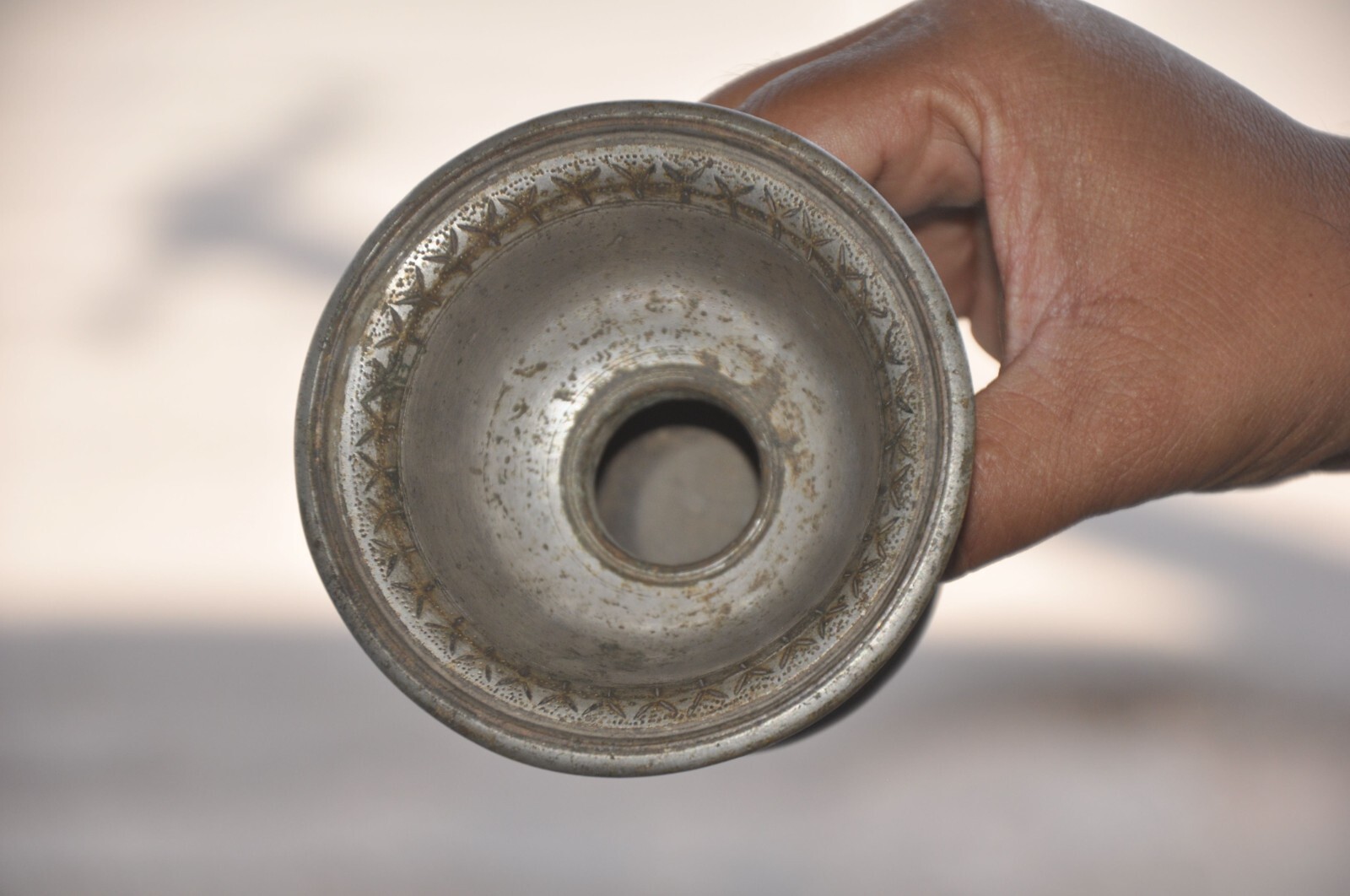 Vintage Engraved Solid Handcrafted Fine Brass Betel Nut Spitting Bowl ...