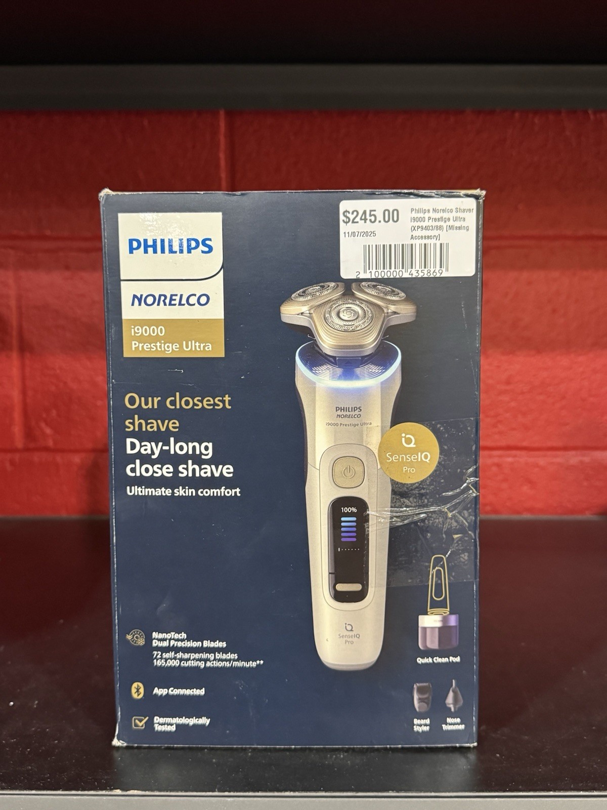 Philips Norelco Shaver i9000 Prestige Ultra Special Edition missing ...