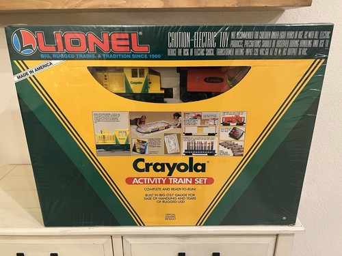 Crayola Lionel Activity Train Set O27 Gauge Vintage 1994 New Sealed USA ...