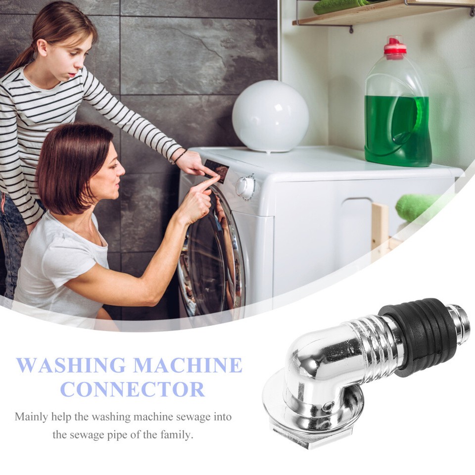 Washing Machine Connector Backflow Drain Hose Waste Pipe Adaptor | eBay