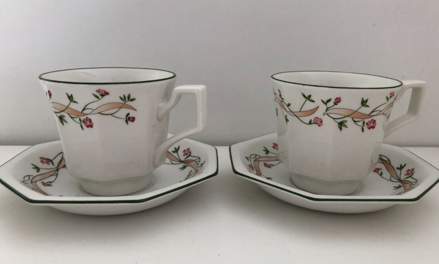 2 sets JOHNSON Bros ETERNAL BEAU Tea CUP & SAUCER | eBay Australia