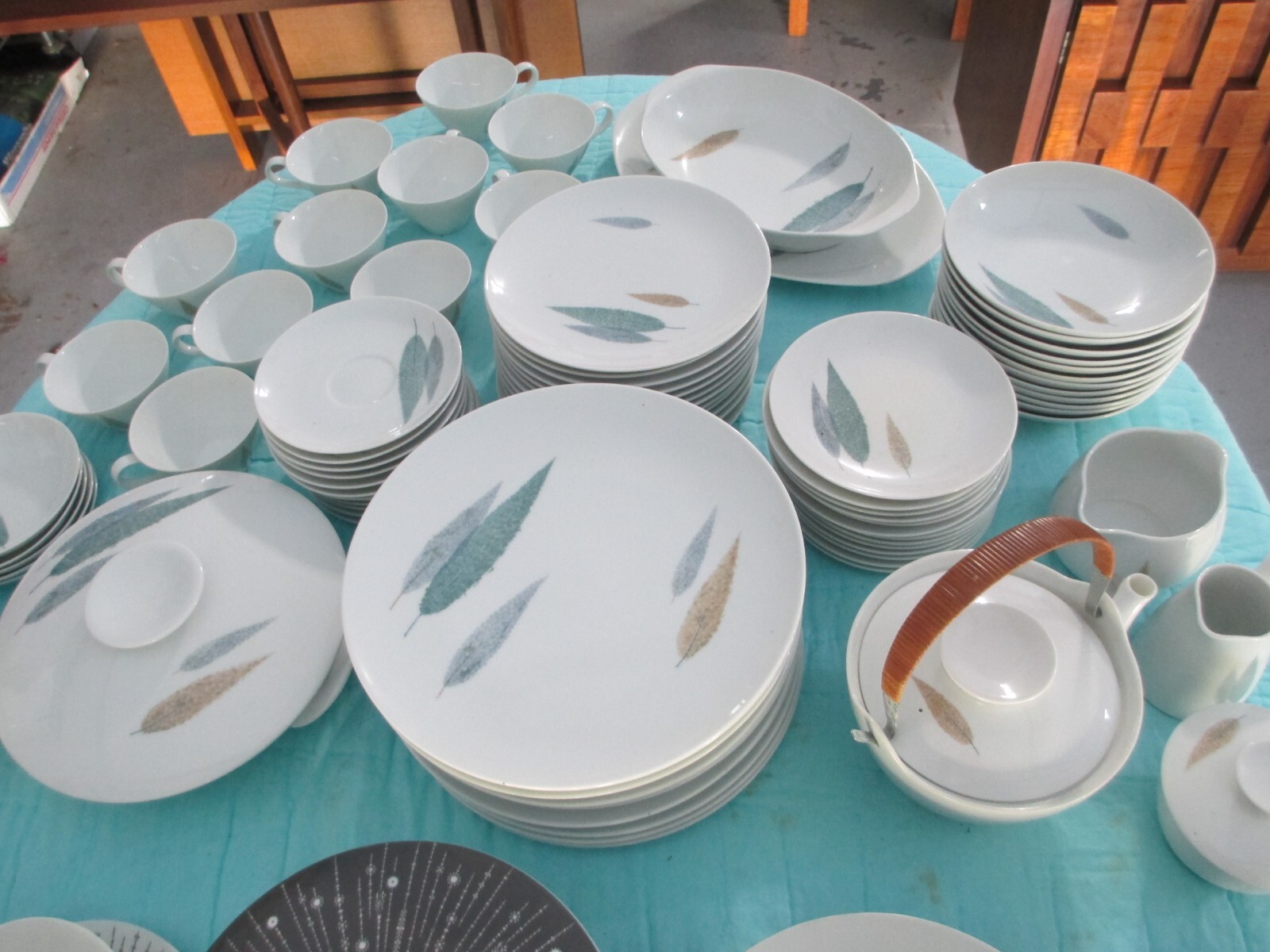 92 pcs Noritake very Mid Century Modern Cook 'n Serve dishes 108 Namiki ...