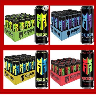 Reign Energy Drink Melon Mania, Dreamsicle Peach Fizz, Razzle ...
