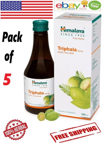 5x Himalaya Triphala Syrup For Bowel Wellness 100% Natural 200ml. Each ...