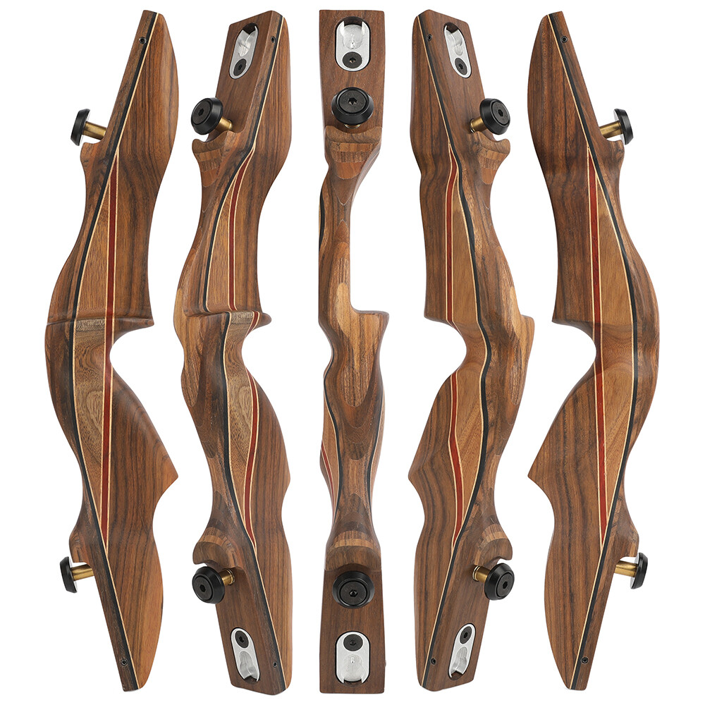 17" ILF Recurve Bow Riser Wooden Handle Takedown Bow Target Shooting ...