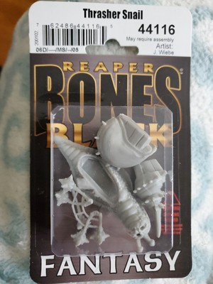 Reaper Bones Black Miniature 44116 Thrasher Snail D&D NIP | eBay