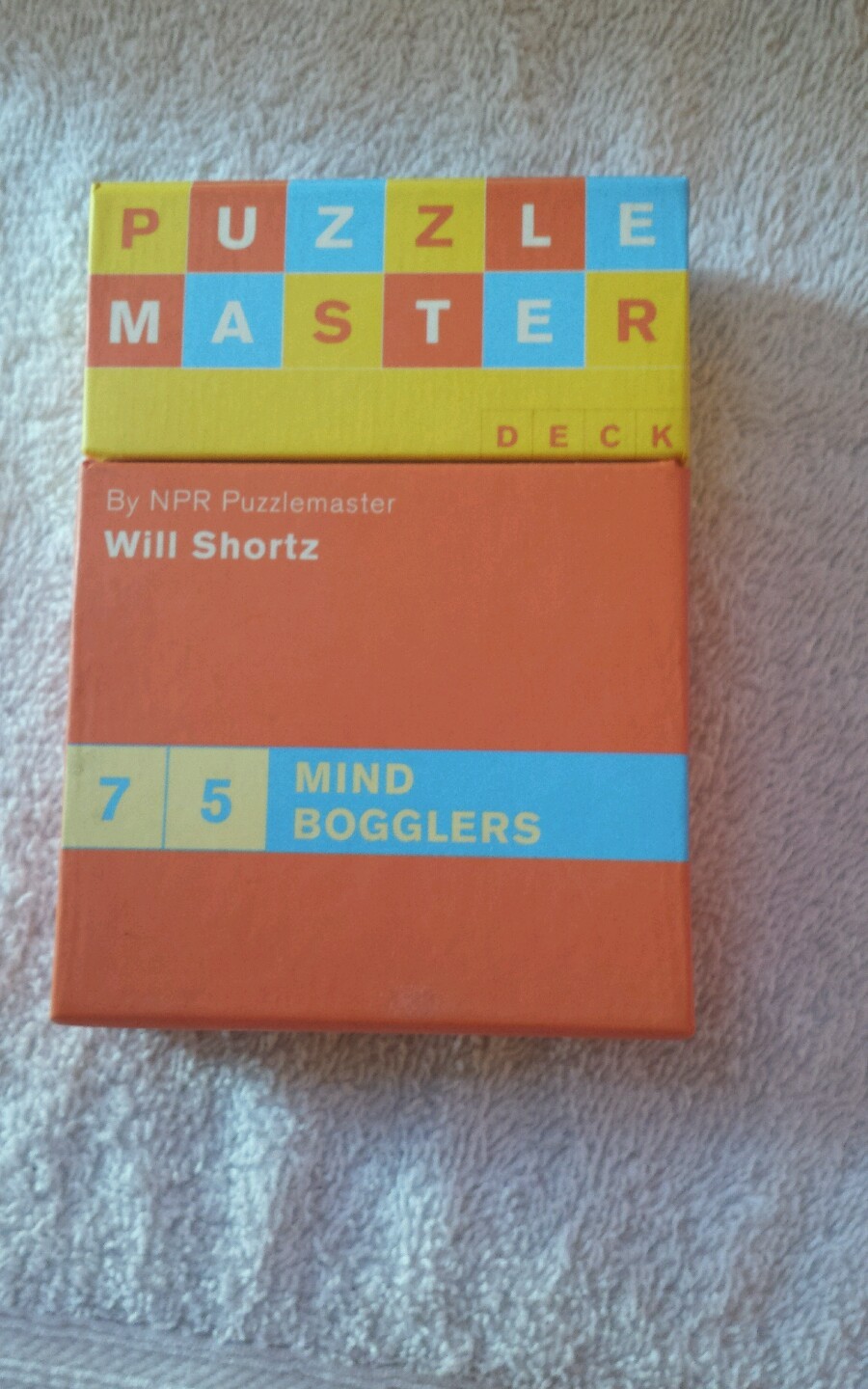 Puzzle Master Deck OF 75 Mind Bogglers by NPR PUZZLEMASTER WILL SHORTZ ...
