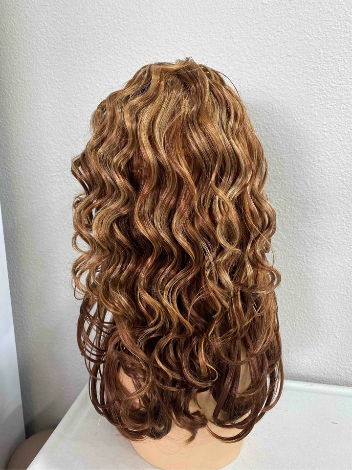 Sultry Long Wavy Face Framing Layers Premium Synthetic Full Wig ...