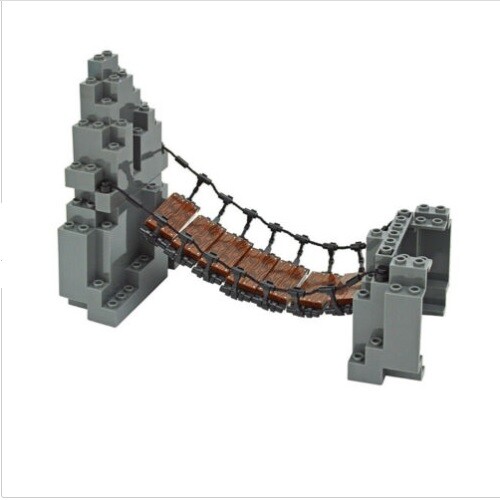 Rockery Mound Rock MOC Parts for Lego Sets Castle Garden Building Block ...