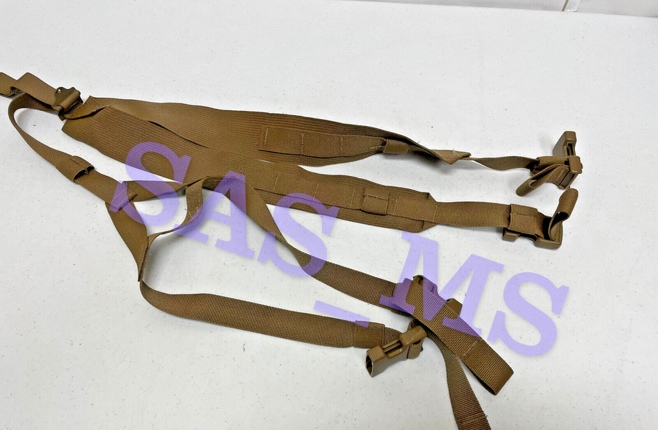 USMC COYOTE IBILEY CHEST RIG HARNESS ASSEMBLY COMPONENT TAP SHOULDER ...