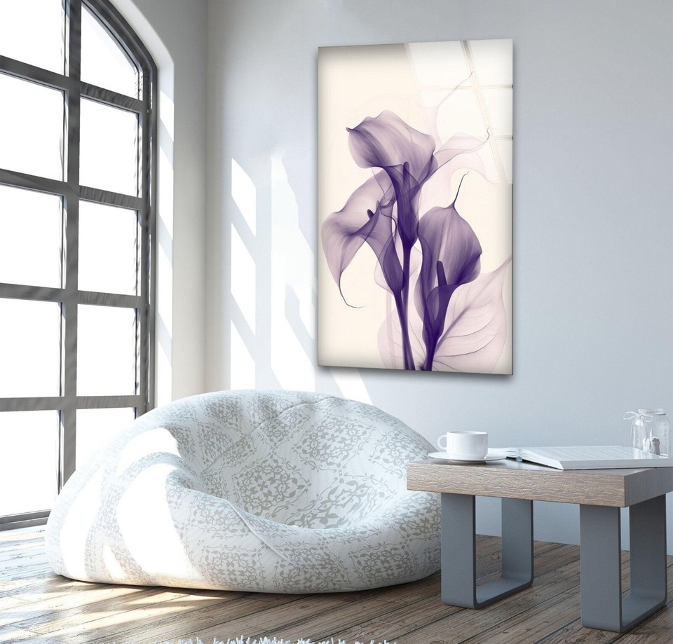 Albert Koetsier Purple Glass Wall Art | eBay