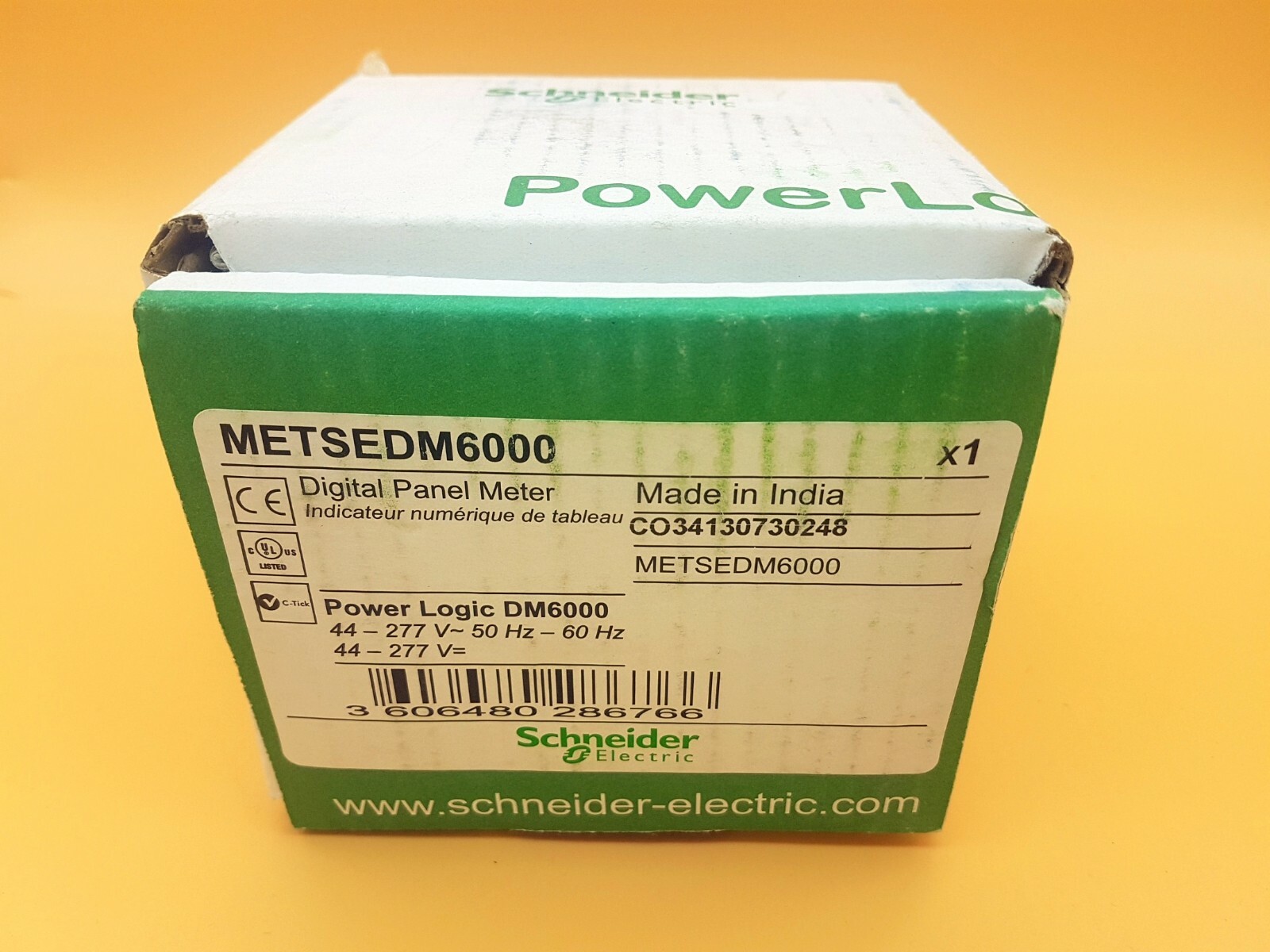 Schneider Electric METSEDM6000 PowerLogic DM6000 Digital Panel Meter ...