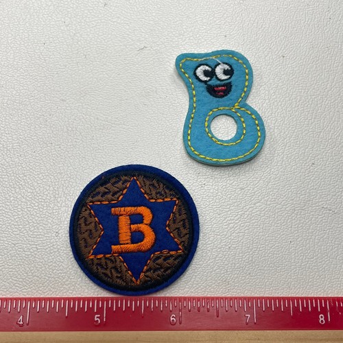 2 B Patches Letter Initial “B” Patch Lot K009 | eBay