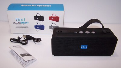 BLUE BEAT DIGITAL BBD Bluetooth Speaker BBD521 ~ BLACK | eBay