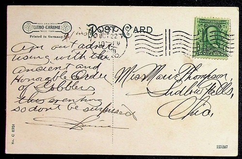 Piqua Ohio Color Postcard 1908 High Street Looking From Main Street ...