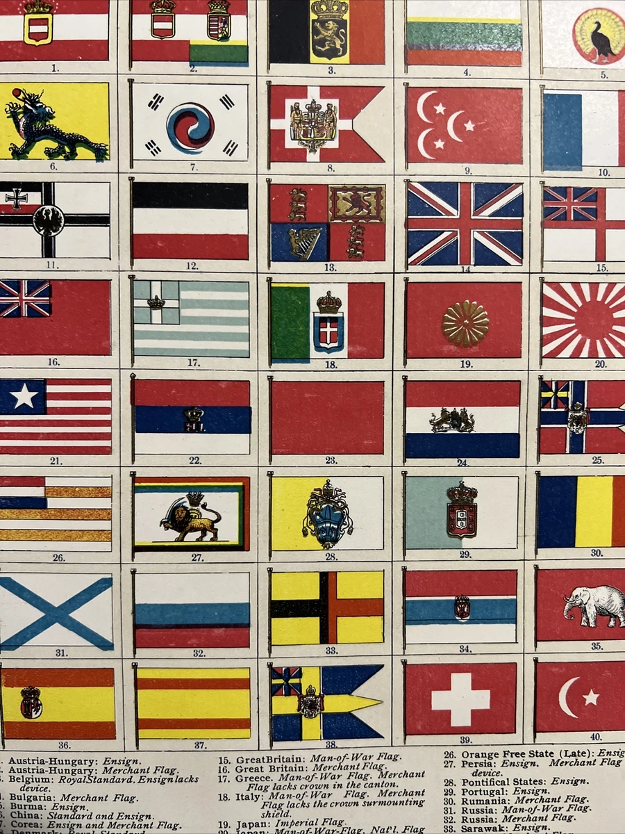 Asian World War 2 Flags