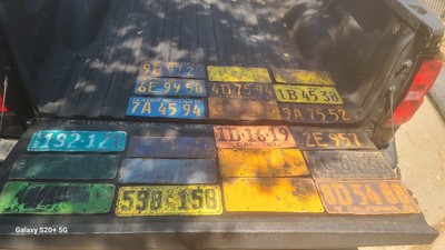 Old Vintage Antique 1920s & 1930s CALIFORNIA CA License Plates ...
