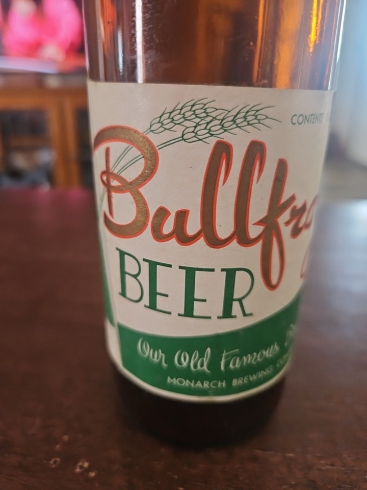 BULLFROG Brown Glass BEER Bottle 12oz MONARCH BREWING CHICAGO IL Empty ...