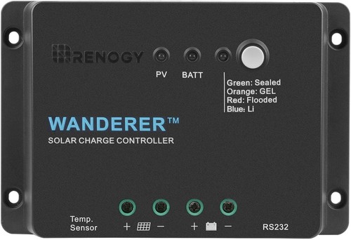 Renogy 12V 30A PWM Solar Charge Controller – Wanderer Li LI, black | eBay
