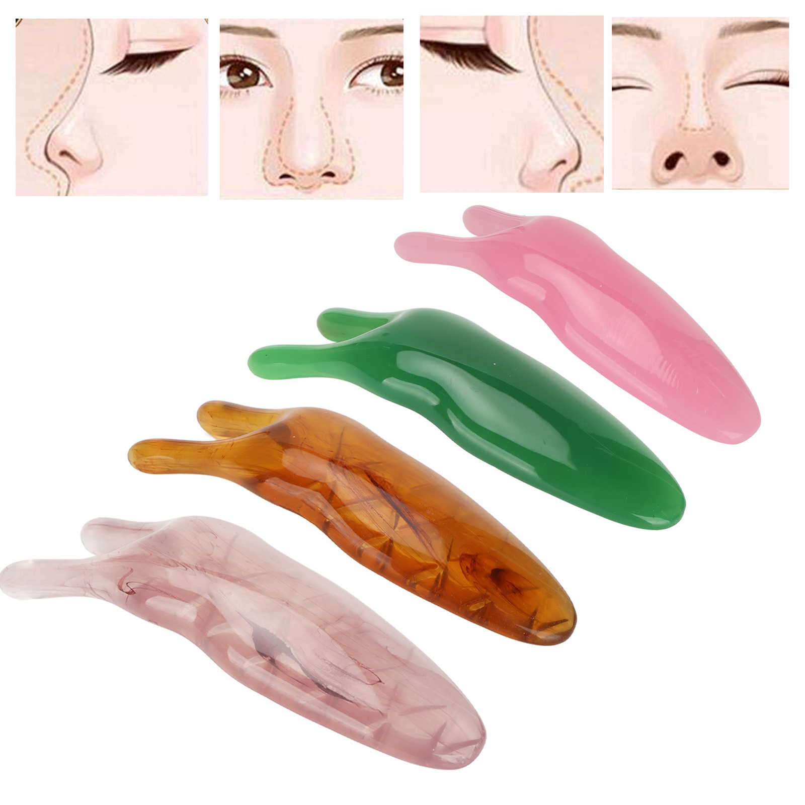 Nose Massager Resin Facial Longicorn Lifting Clips Roman Nose Up ...