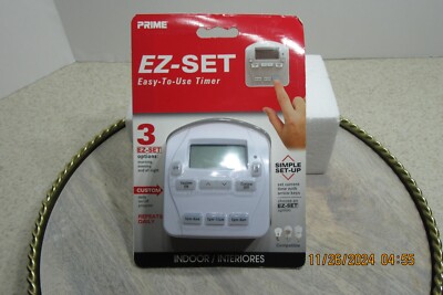 PRIME EZ Set Indoor Timer 1-Outlet Digital Countdown Lighting Timer | eBay