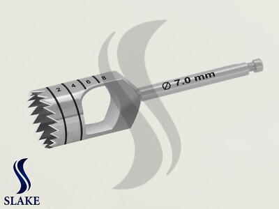Dental Implant Trephine Drill 7.0mm Surgical Surgery HIGH Quality ...