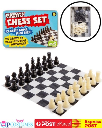 World's Smallest Chess Set Office Desk Novelty Toy Gift Decor Kris ...