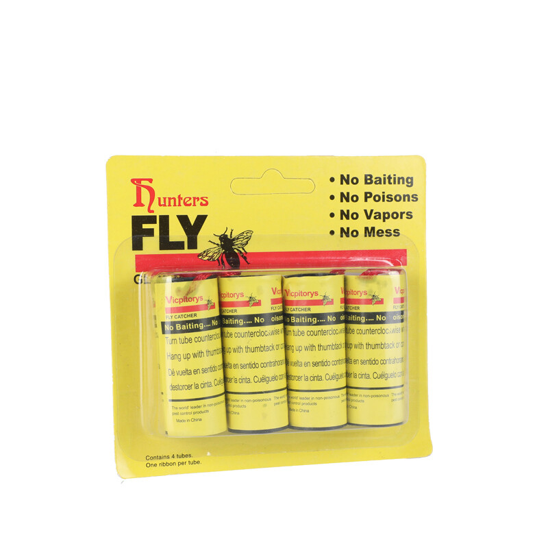 160 Rolls Insect Bug Fly Glue Paper Catcher Sticky Flies Trap Ribbon ...