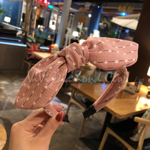 Fashion Korean Style Rabbit Bunny Ears Ribbon Scarf Hair Tie Wrap Bow ...