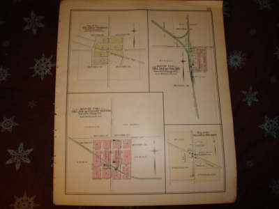 FREMONT PALMS VALLEY CENTER SANILAC COUNTY MICHIGAN MAP | eBay