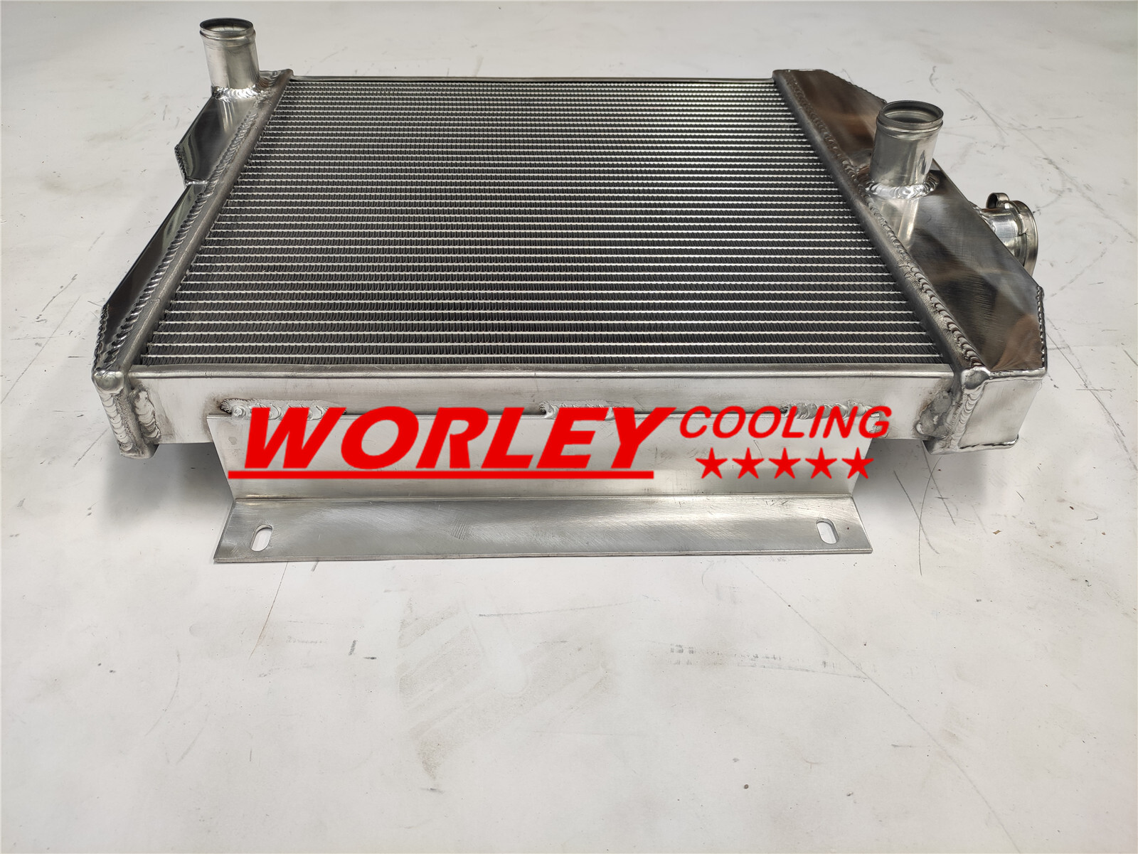 VIC-4ROW Aluminum radiator FOR Jeep CJ5 CJ6 DJ5 DJ6 2.2 4 cyl 134 ...