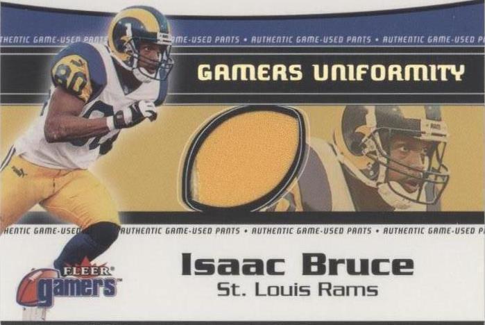 2000 Fleer Gamers - Uniformity Isaac Bruce (MEM) for sale online | eBay