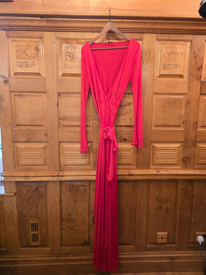 Isabella Oliver Red, Maternity maxi evening gown size 18 worn once ...