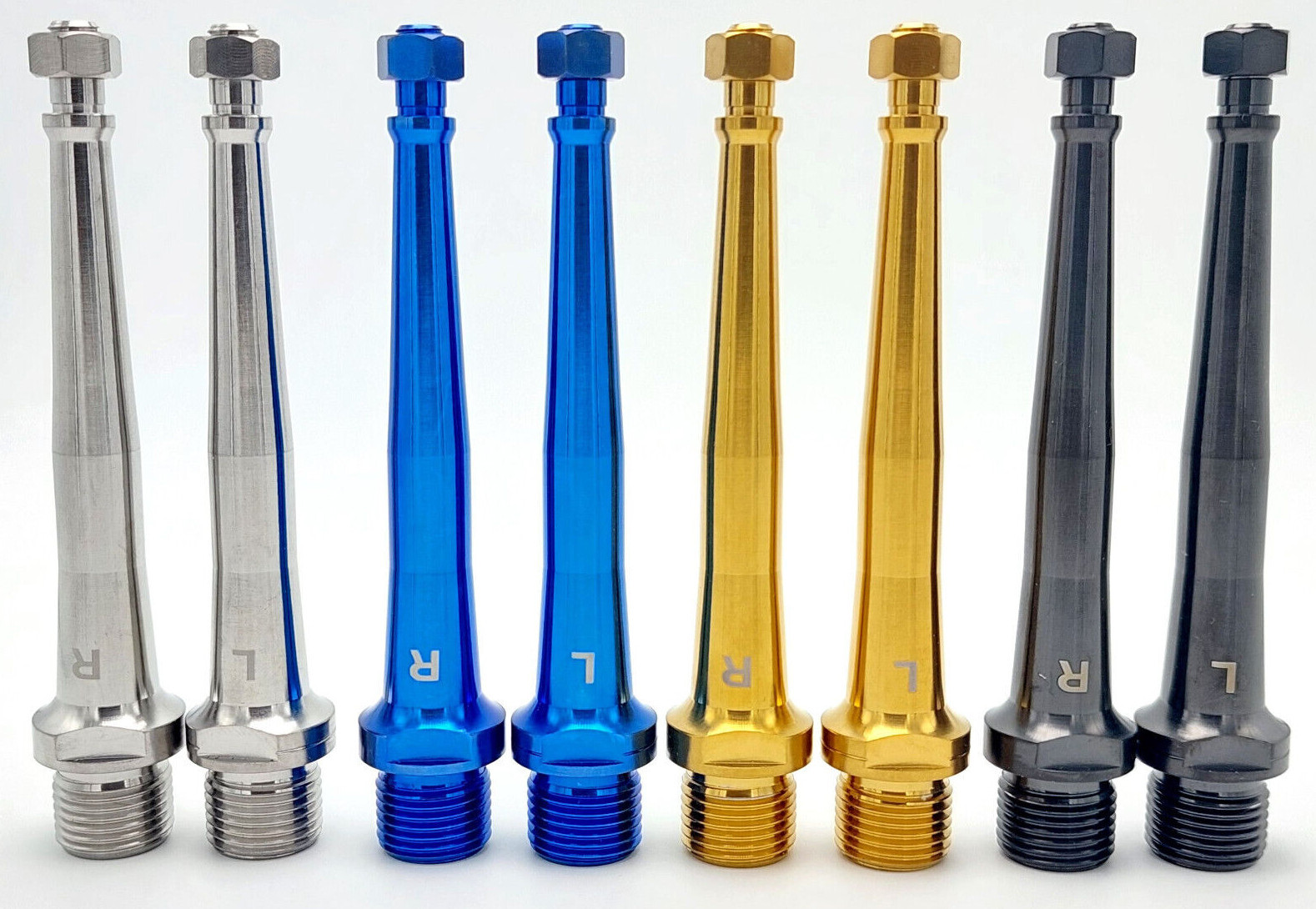 NUKEPROOF Horizon CS: 2 Pedal Axles made of TITANIUM. 43% lighter - 4 ...