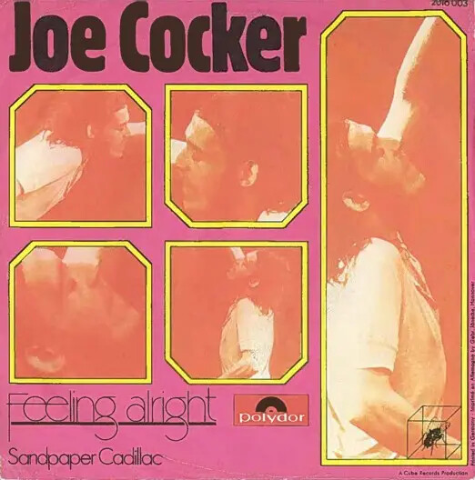Joe Cocker Feeling Alright Vinyl Single 7inch NEAR MINT Polydor | eBay
