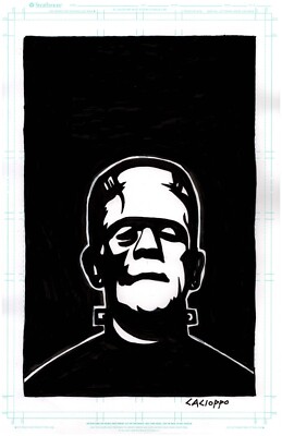 FRANKENSTEIN MONSTER V~ANTHONY CACIOPPO~NEW ART | eBay