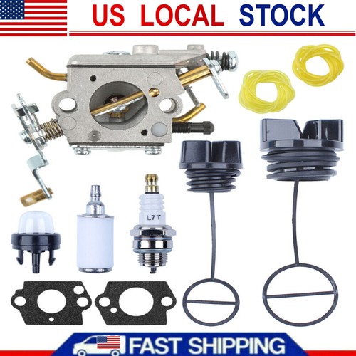 Carburetor Fuel Filter Kit For Poulan Pro PP5020AV PP4818A PP5020 Zama ...