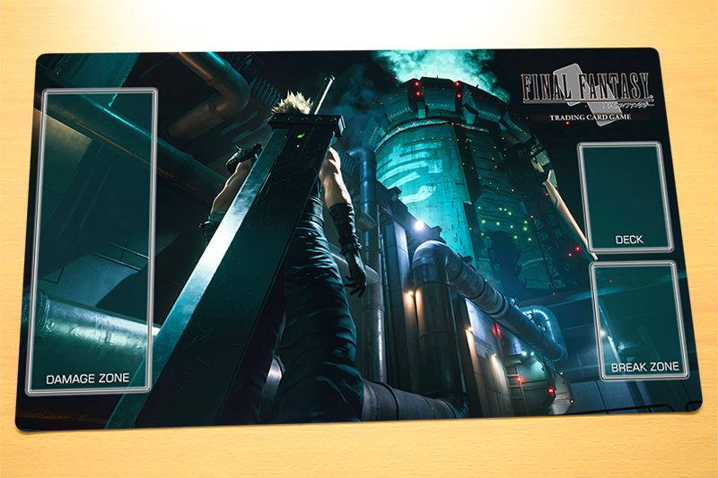 No.1744# Final Fantasy TCG Custom Playmat Cloud Strife FF Deck Game ...