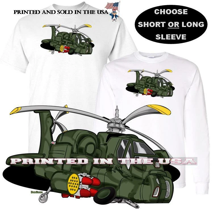 Cartoon Apache Helicopter