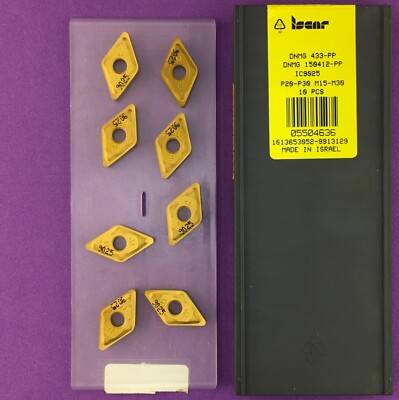 8pc ISCAR DNMG 433-PP DNMG 150412-PP Carbide inserts; IC9025🎯Machinist | eBay