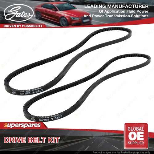 Gates A/C & Alt Drive Belt Kit for Audi 100 44 44Q C3 4A2 C4 2.3L 98kW ...