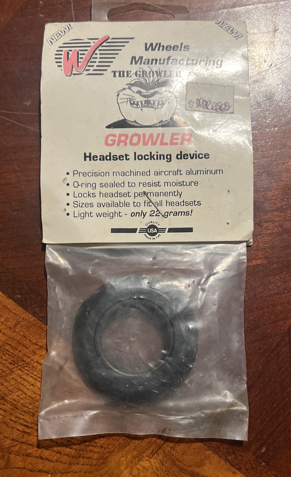 VINTAGE HEADSET LOCKING DEVICE GROWLER 1 1/8 MTB BMX - Black NOS Old ...